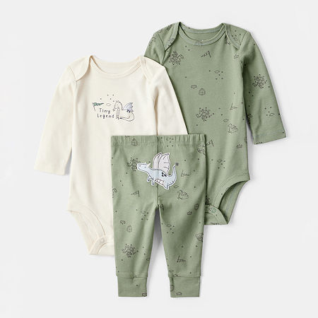 Click here for Carters Baby Boys 3-pc. Pant Set  12 Months  Green prices