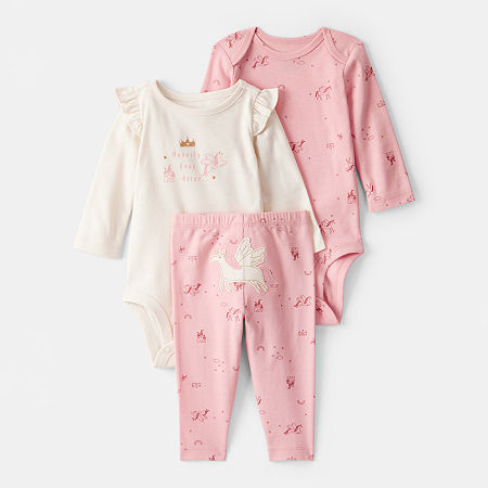 Click here for Carters Baby Girls 3-pc. Pant Set  18 Months  Pink prices