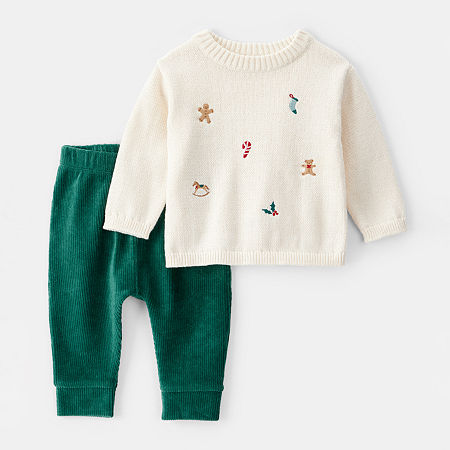 Click here for Carters Baby Boys Printed Sweater and Pants  2-Pie... prices