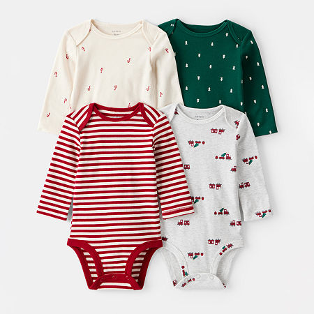 Click here for Carters Boys Round Neck Long Sleeve Rib Bodysuit... prices