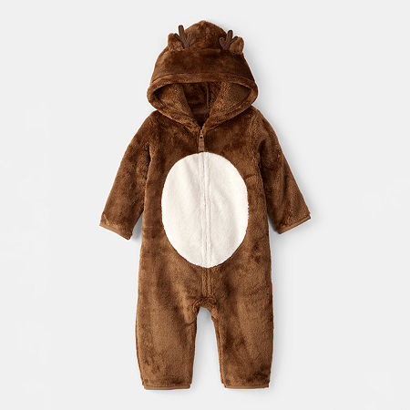 Click here for Carters Baby Boys or Baby Girls Reindeer Print Jum... prices