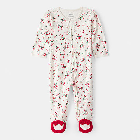 Click here for Carters Baby Girls Floral Zip-Up Sleep and Play Co... prices