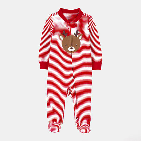 Click here for Carters Baby Boys or Baby Girls Reindeer Zip-Up Sl... prices