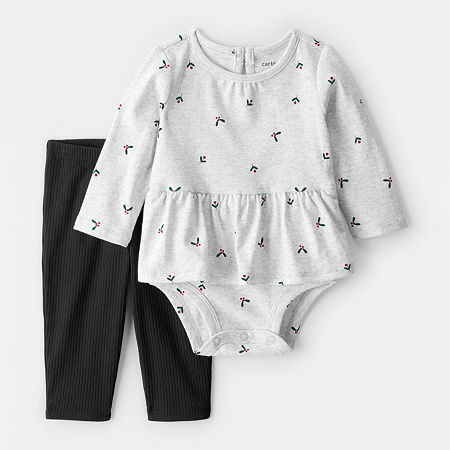 Click here for Carters Baby Girls 2-pc. Legging Set  6 Months  Bl... prices