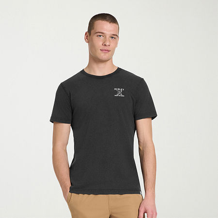Click here for Hurley Mens Crew Neck Short Sleeve Regular Fit Gra... prices