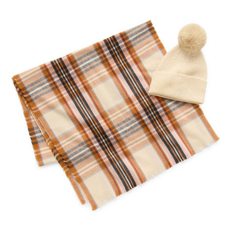Click here for Liz Claiborne Plaid Boxed 2-pc. Cold Weather Set... prices