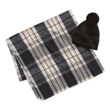 Click here for Liz Claiborne Plaid Boxed 2-pc. Cold Weather Set... prices