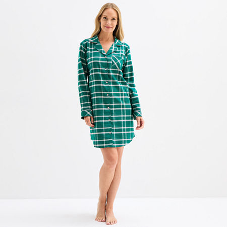 Click here for Liz Claiborne Womens Flannel Long Sleeve Nightshir... prices