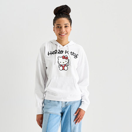 Click here for Womens Hooded Long Sleeve Hello Kitty Juniors Swea... prices