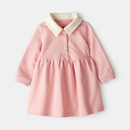 Click here for Carters Baby Girls Long Sleeve Cuffed Sleeve A-Lin... prices