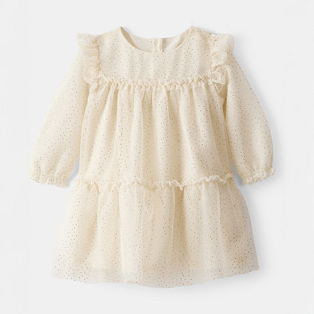 Click here for Carters Baby Girls Long Sleeve Cuffed A-Line Dress... prices