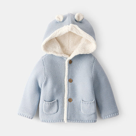 Click here for Carters Baby Boys Sherpa-Lined Cardigan - Blue prices