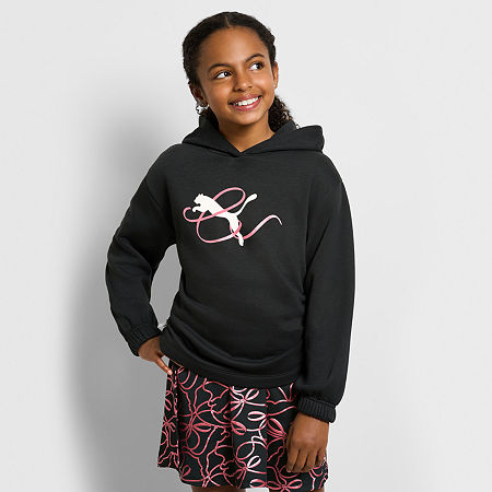 Click here for PUMA Big Kid Girls Long Sleeve Fleece Active Hoodi... prices