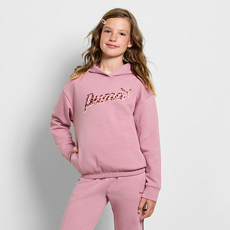 Click here for PUMA Big Kid Girls Long Sleeve Fleece Active Hoodi... prices