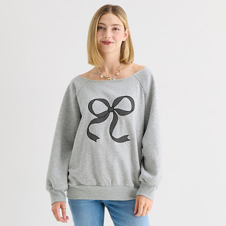 Click here for Arizona Womens Long Sleeve Juniors Sweatshirt  Med... prices