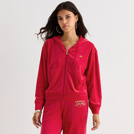 Click here for Juicy By Juicy Couture Womens Juniors Hooded Light... prices