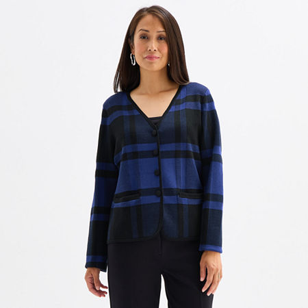 Click here for Liz Claiborne Womens V Neck Long Sleeve Open Front... prices
