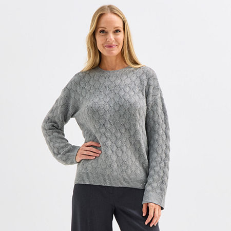 Click here for Liz Claiborne Womens Crew Neck 3/4 Sleeve Pullover... prices