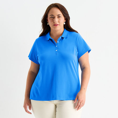 Click here for St. Johns Bay Womens Short Sleeve Plus T-Shirt  3x... prices