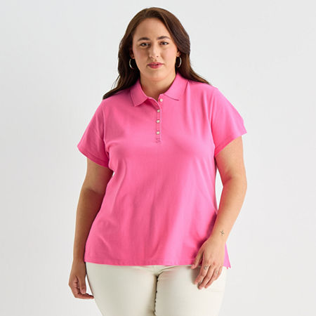 Click here for St. Johns Bay Womens Short Sleeve Plus T-Shirt  2x... prices