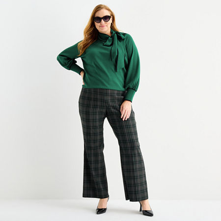 Click here for Liz Claiborne Lisa Womens Plus Flare Mid Rise Pull... prices