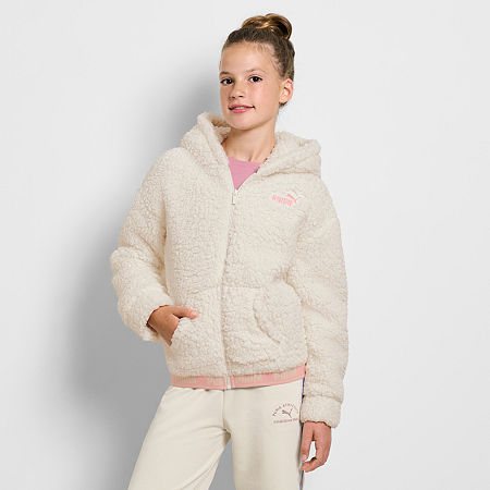 Click here for PUMA Big Kid Girls Long Sleeve Embroidered Zipper... prices