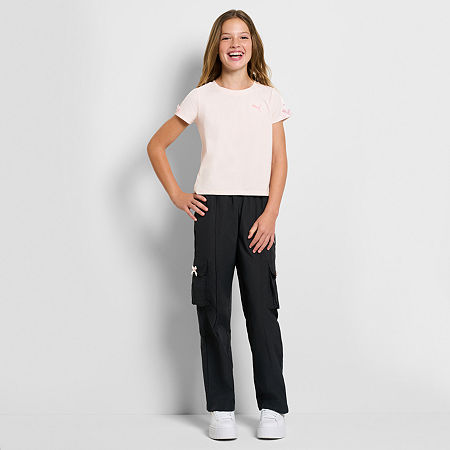 Click here for PUMA Big Kid Girls Wide Leg Active Cargo Pant  12-... prices