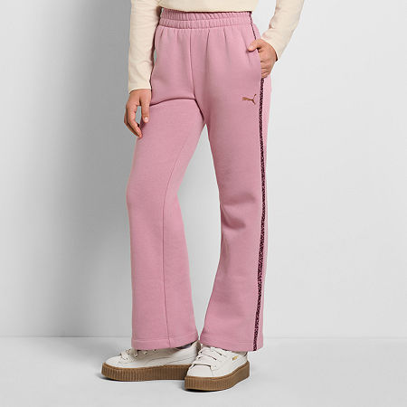 Click here for PUMA Big Kid Girls Flare Regular Fit Fleece Pull-O... prices