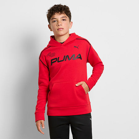 Click here for PUMA Big Kid Boys Long Sleeve Fleece Active Hoodie... prices