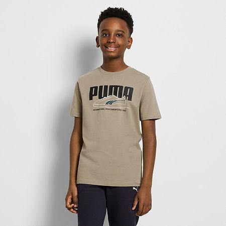 Click here for PUMA Big Kid Boys Crew Neck Short Sleeve Graphic T... prices