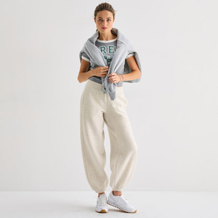 Click here for Arizona Womens Juniors Cinched Fleece Active Jogge... prices