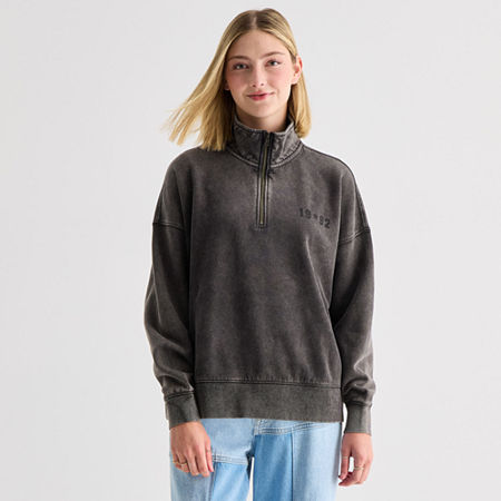 Click here for Arizona Womens Long Sleeve Fleece Zipper Hoodie  M... prices