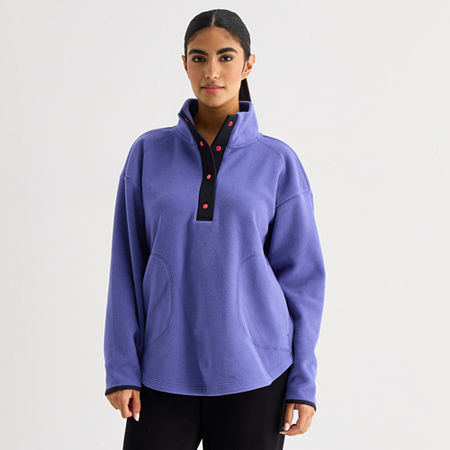 Click here for Xersion Womens Microfleece Woven Turtleneck Long S... prices