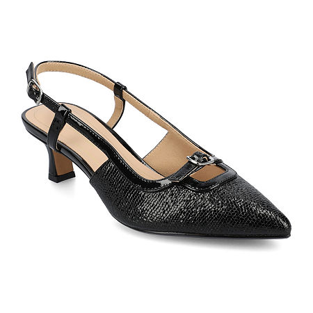 Click here for Journee Collection Womens Pointed Closed Toe Kitte... prices