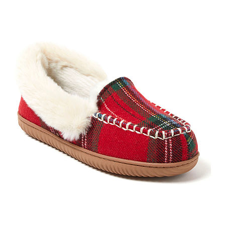 Click here for Dearfoams Womens Slip-On Slippers  X-large  Red prices
