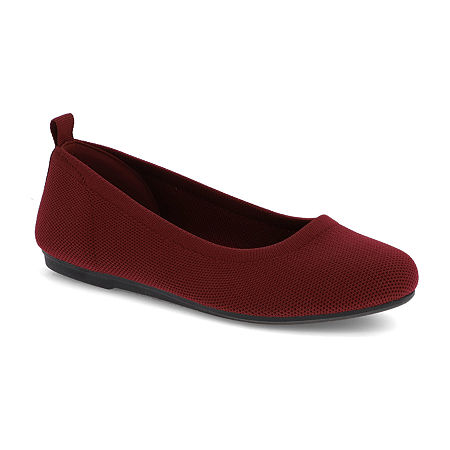 Click here for Mia Girl Knit Womens Round Closed Toe Ballet Flats... prices