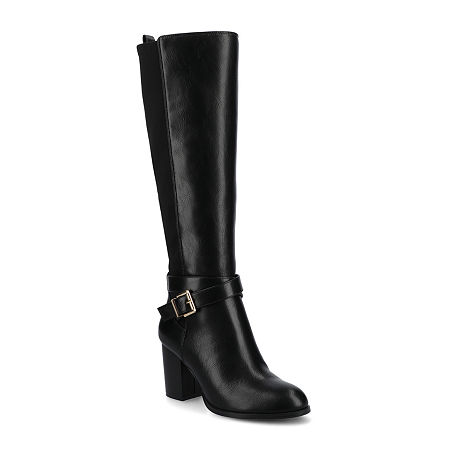 Click here for Journee Collection Womens Extra Wide Calf Stacked... prices
