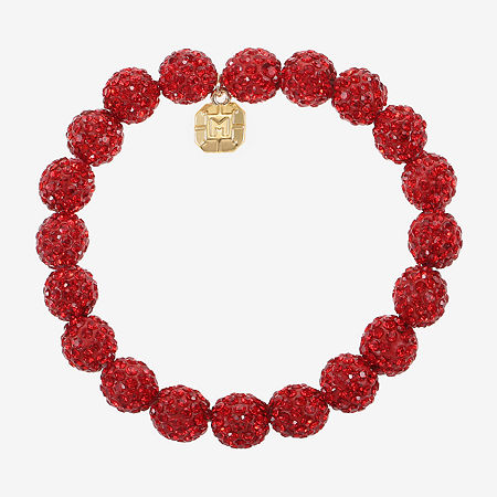 Click here for Monet Jewelry Beaded Womens Glass Round Stretch Br... prices