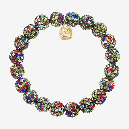 Click here for Monet Jewelry Beaded Womens Glass Round Stretch Br... prices