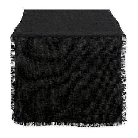 Click here for Design Imports Jute Table Runner  One Size  Black prices