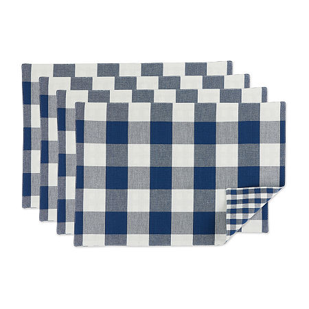 Click here for Design Imports 4-pc. Placemat  One Size  Blue prices