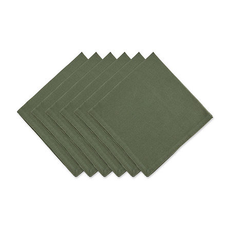 Click here for Design Imports Solid Napkin Set of 6 - Artichoke G... prices