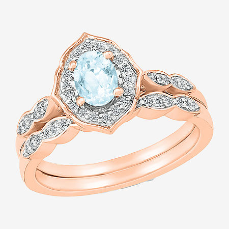 Click here for Modern Bride Gemstone Womens Genuine Blue Aquamari... prices