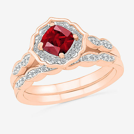 Click here for Modern Bride Gemstone Womens Lab Created Red Ruby... prices