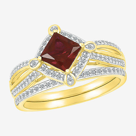 Click here for Modern Bride Gemstone Womens Genuine Red Garnet 14... prices