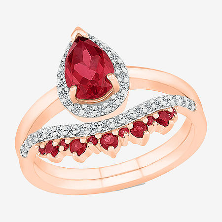 Click here for Modern Bride Gemstone Womens Lab Created Red Ruby... prices