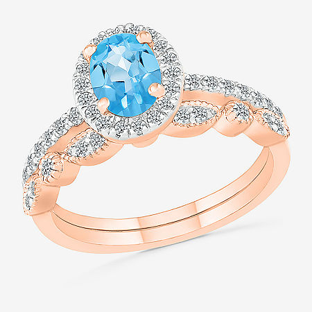 Click here for Modern Bride Gemstone Womens Genuine Blue Topaz 14... prices