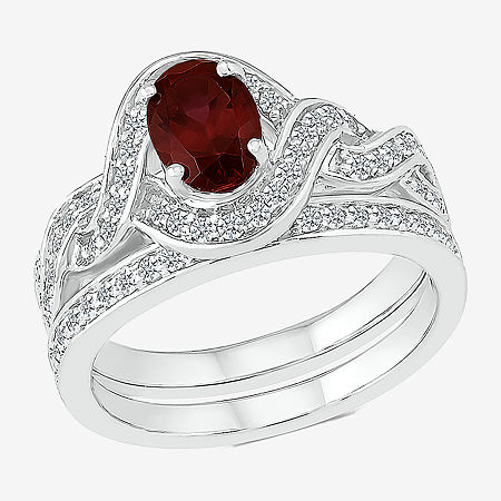Click here for Modern Bride Gemstone Womens Genuine Red Garnet 14... prices