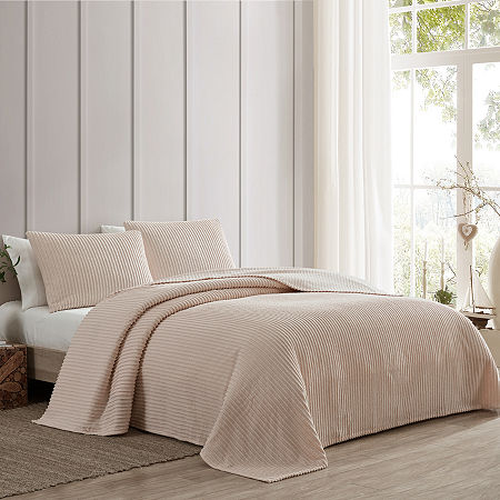 Click here for Beatrice Home Fashions Channel Chenille Bedspread... prices