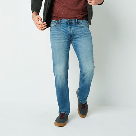 Click here for mutual weave Mens Stretch Bootcut Jean  36 34  Blu... prices